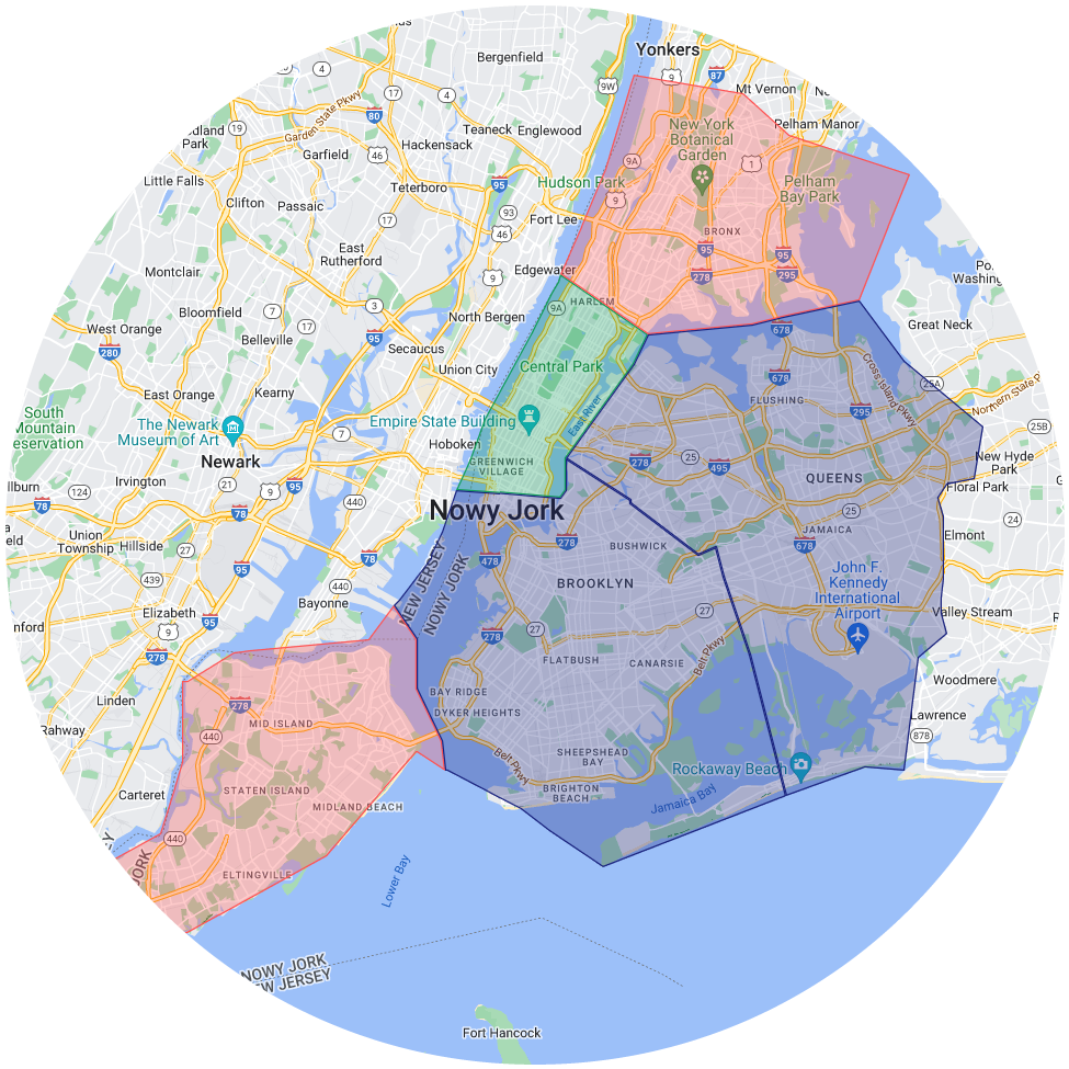 New York boroughs/counties/districts, United States of America - Google ...